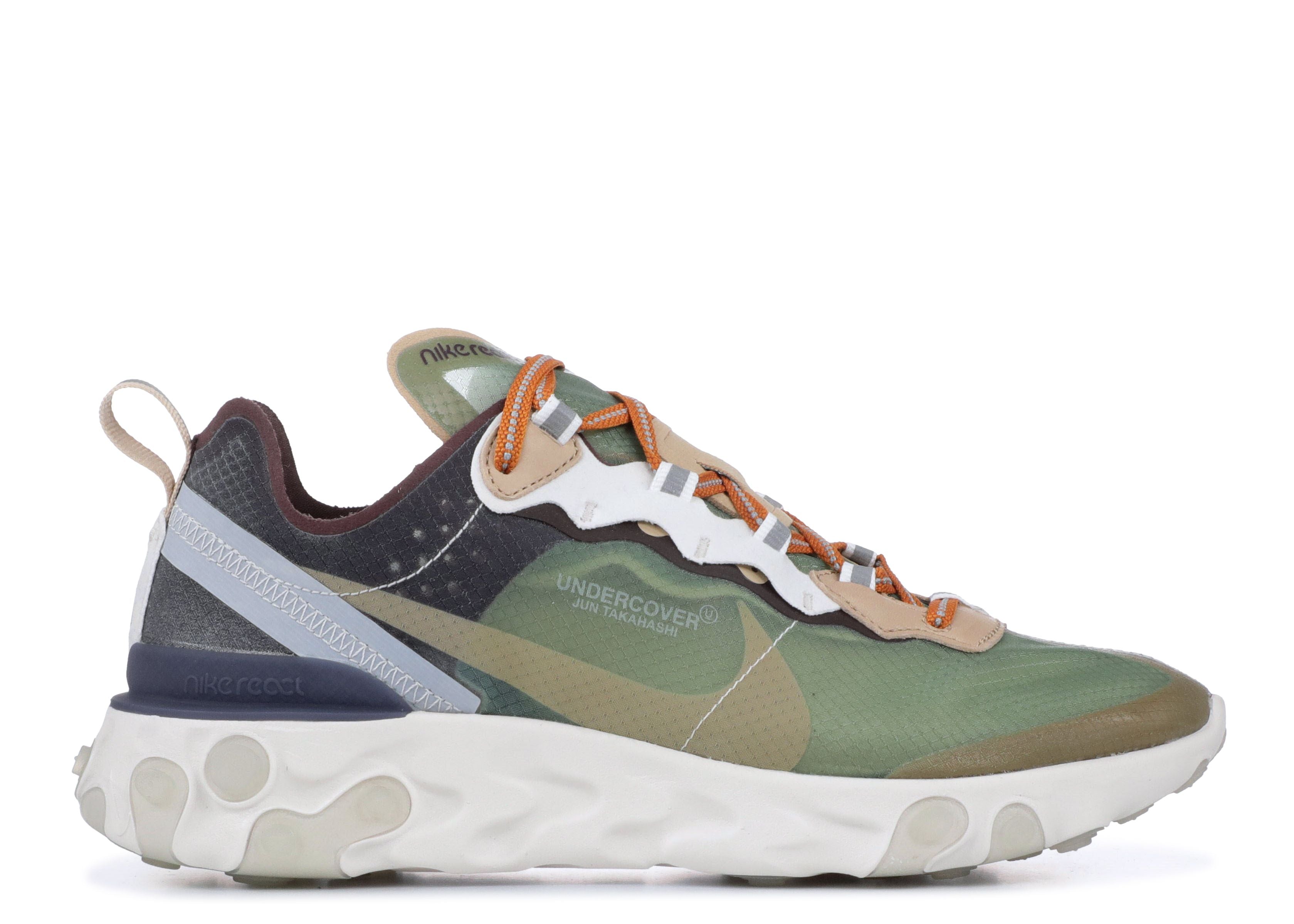 USED Nike React Element 87 Undercover Green Mist – The Hype